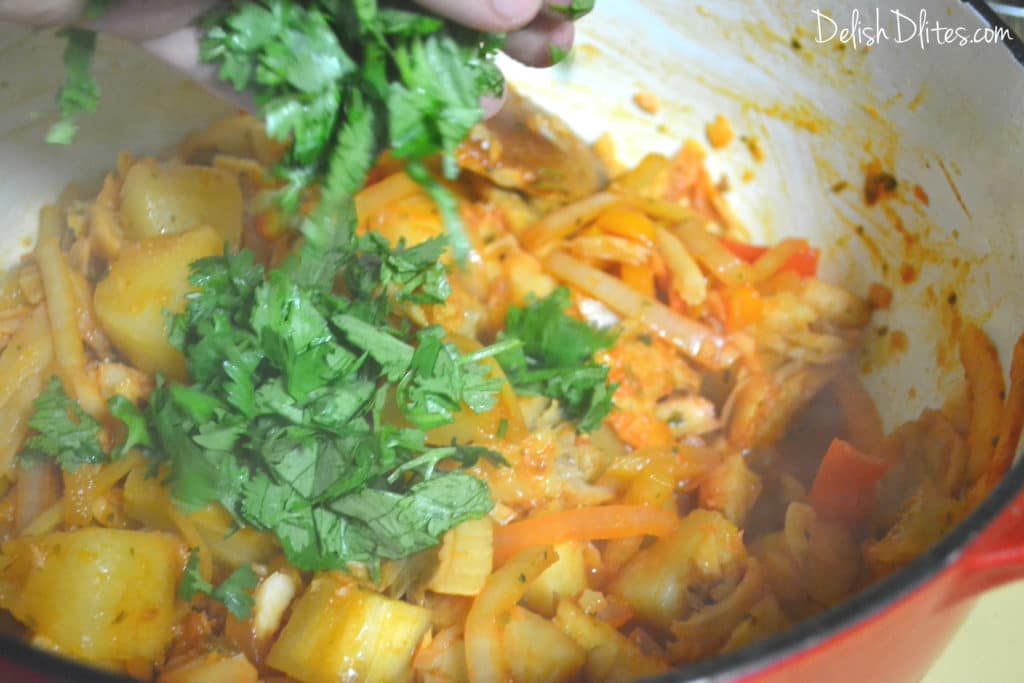 Bacalao Guisado (Stewed Cod Fish) - Delish D'Lites