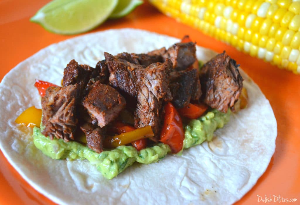 Ancho Chile Rubbed Skirt Steak - Delish D'Lites