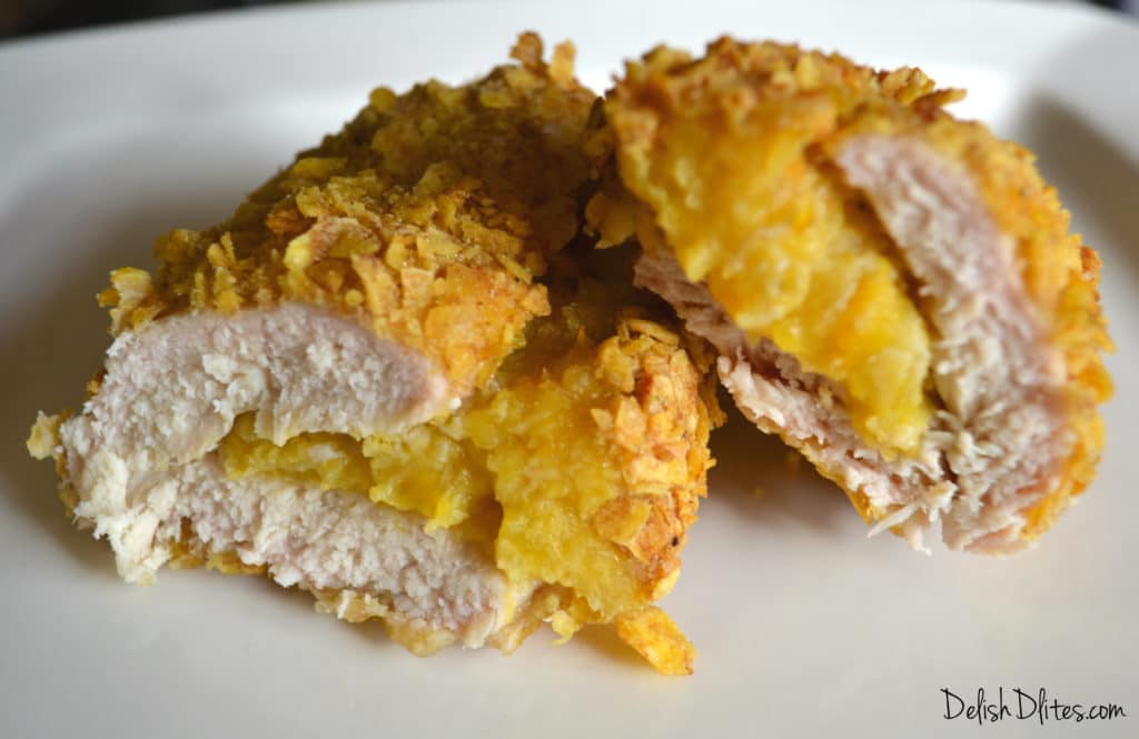 Plantain Crusted Stuffed Chicken Breasts - Delish D'Lites