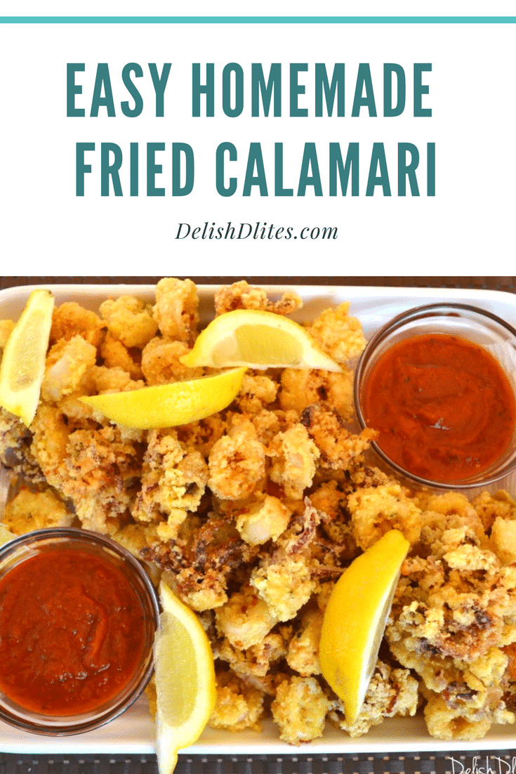 Fried Calamari - Delish D'Lites