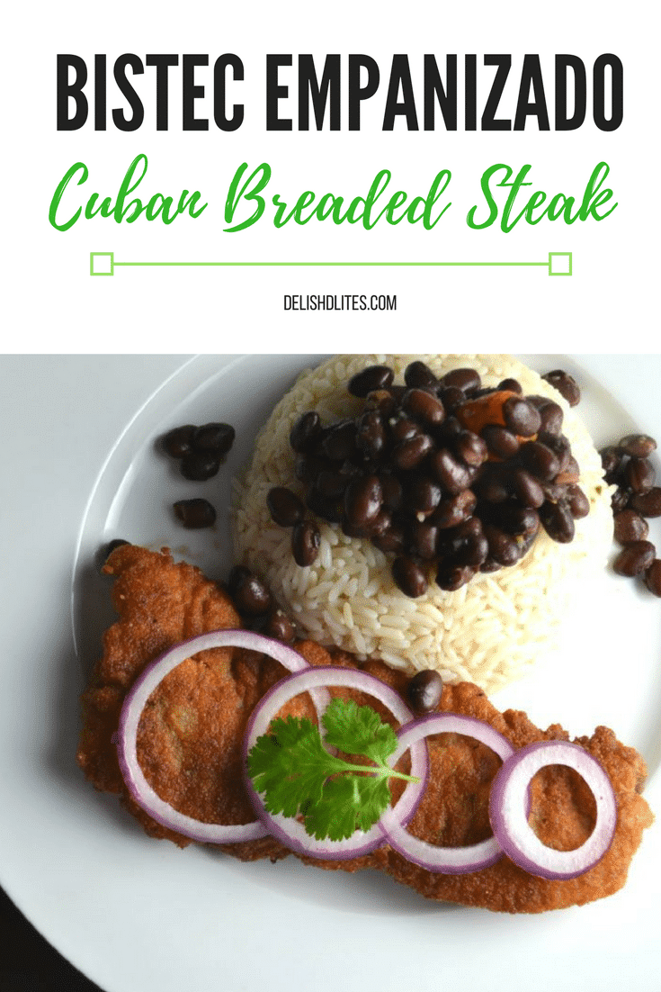 Bistec Empanizado (Cuban Breaded Steak) - Delish D'Lites
