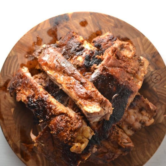 Puerto Rican BBQ Ribs (Costillas De Cerdo) - Delish D'Lites