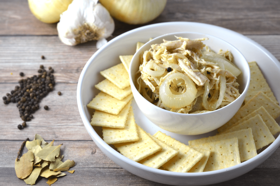 Pollo En Escabeche (Puerto Rican Pickled Chicken) - Delish D'Lites