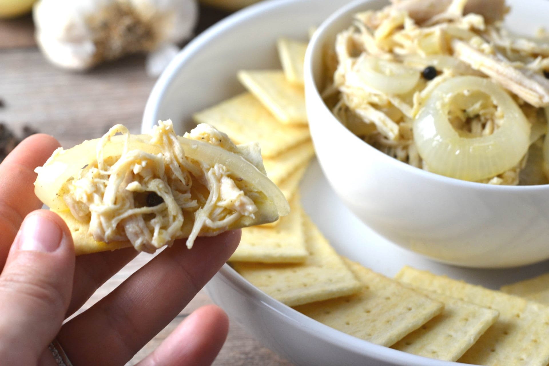 Pollo En Escabeche (Puerto Rican Pickled Chicken) - Delish D'Lites