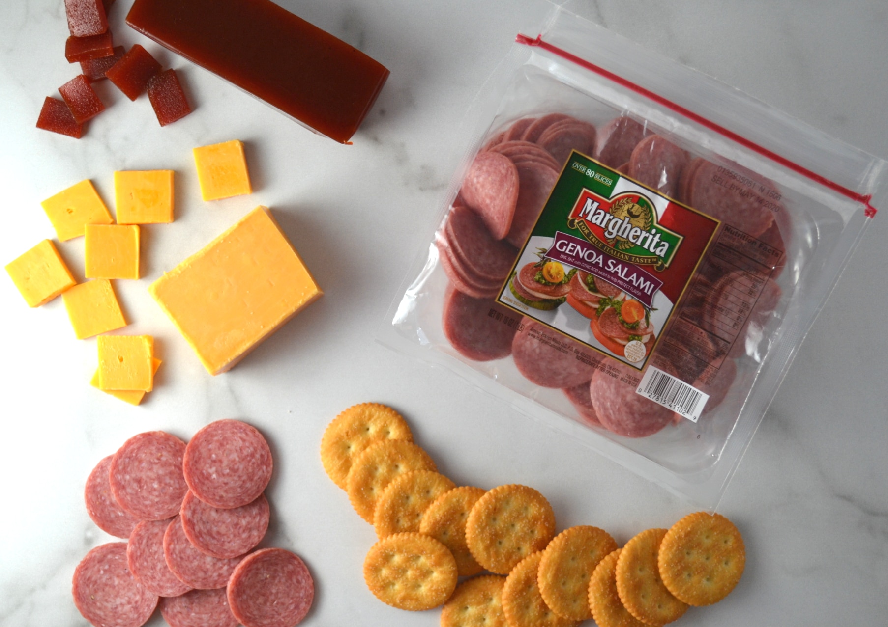 Salami, Guava & Cheese Appetizer (Entremeses Tipicos) - Delish D'Lites