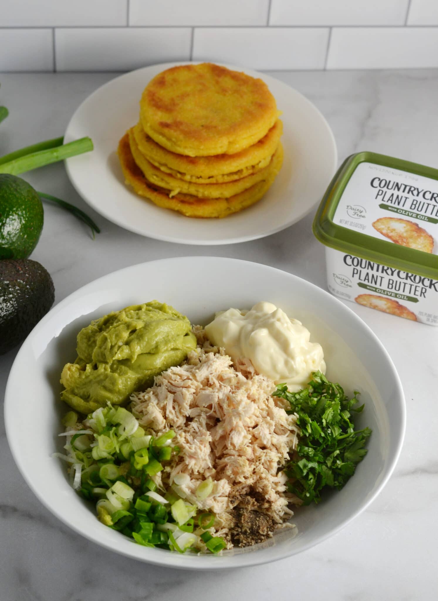 Reina Pepiada Arepas (Venezuelan Stuffed Arepas) - Delish D'Lites