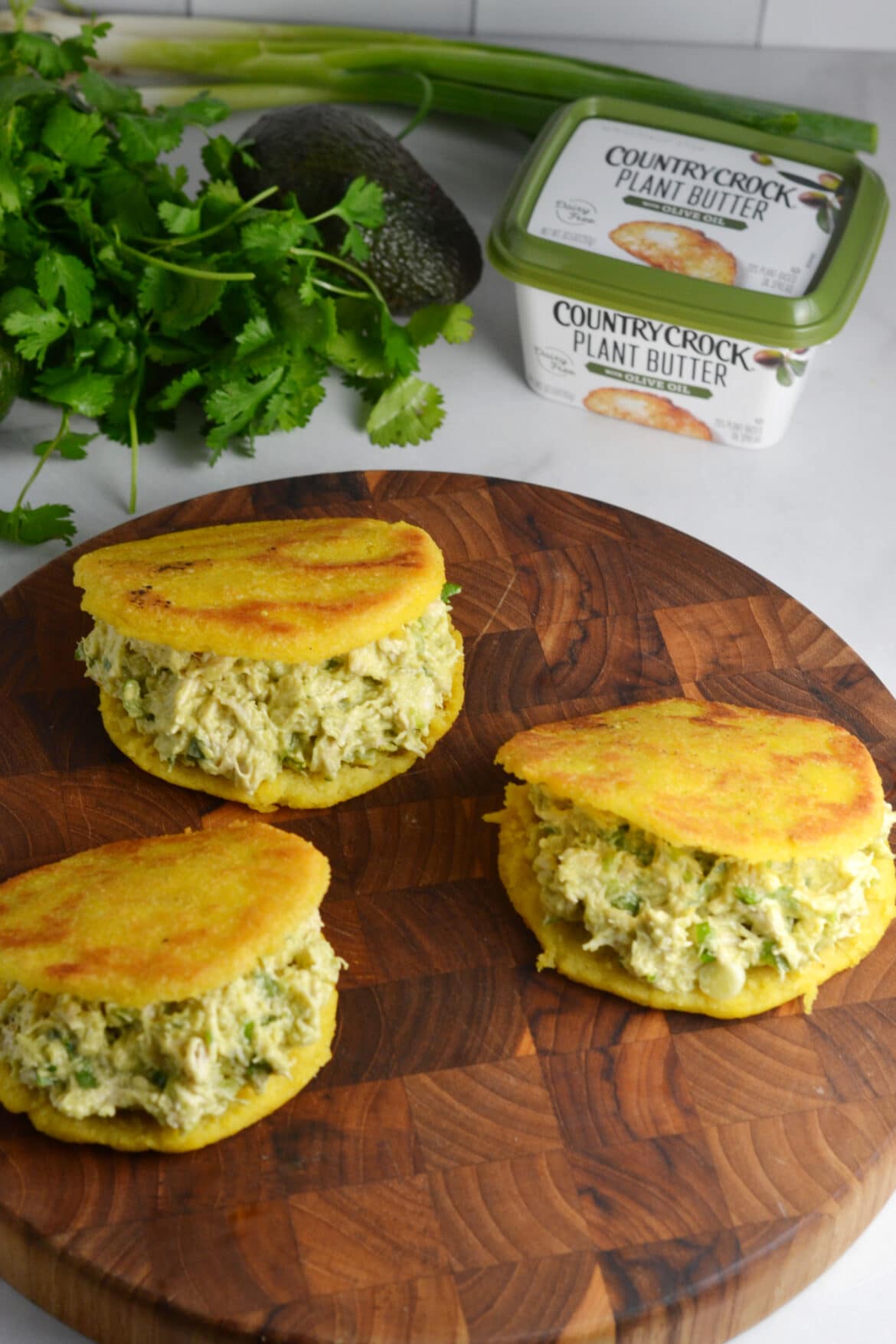 Reina Pepiada Arepas (Venezuelan Stuffed Arepas) - Delish D'Lites