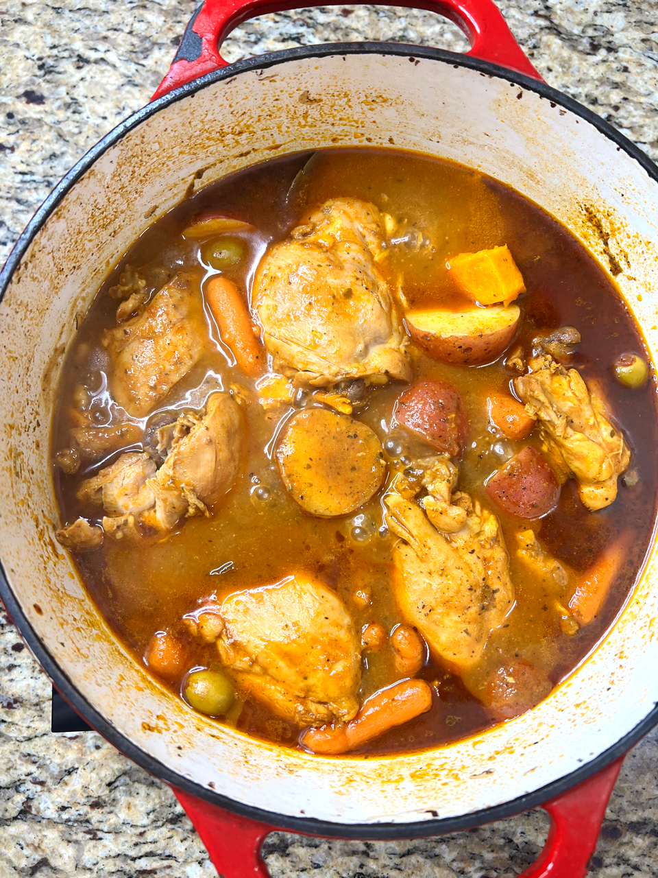 Pollo Guisado (Puerto Rican Chicken Stew) Includes Slow Cooker Version ...