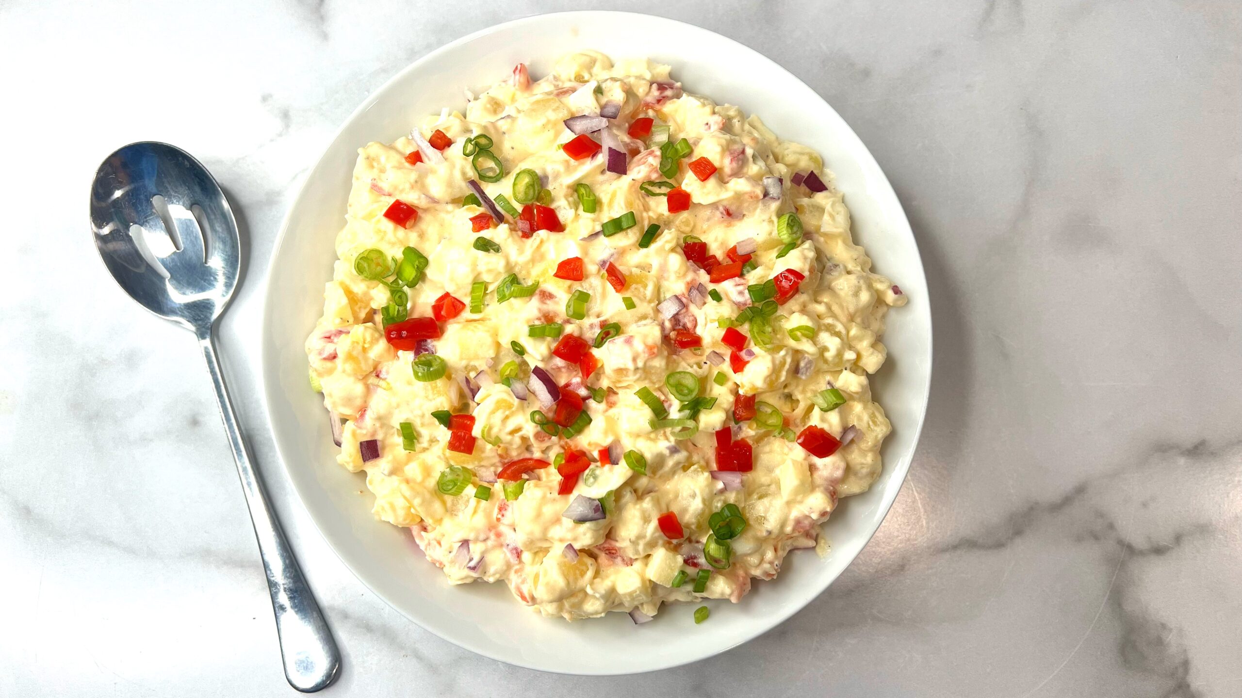 Puerto Rican Potato Salad (Ensalada De Papa) - Delish D'Lites