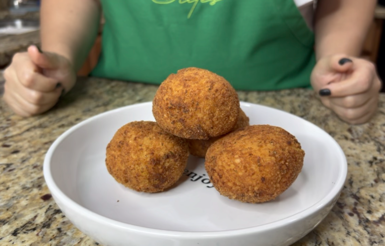 Puerto Rican Papas Rellenas (Stuffed Potato Balls) - Delish D'Lites