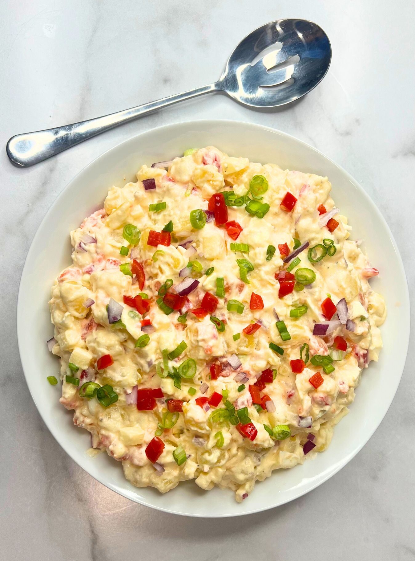 Puerto Rican Potato Salad (Ensalada De Papa) - Delish D'Lites