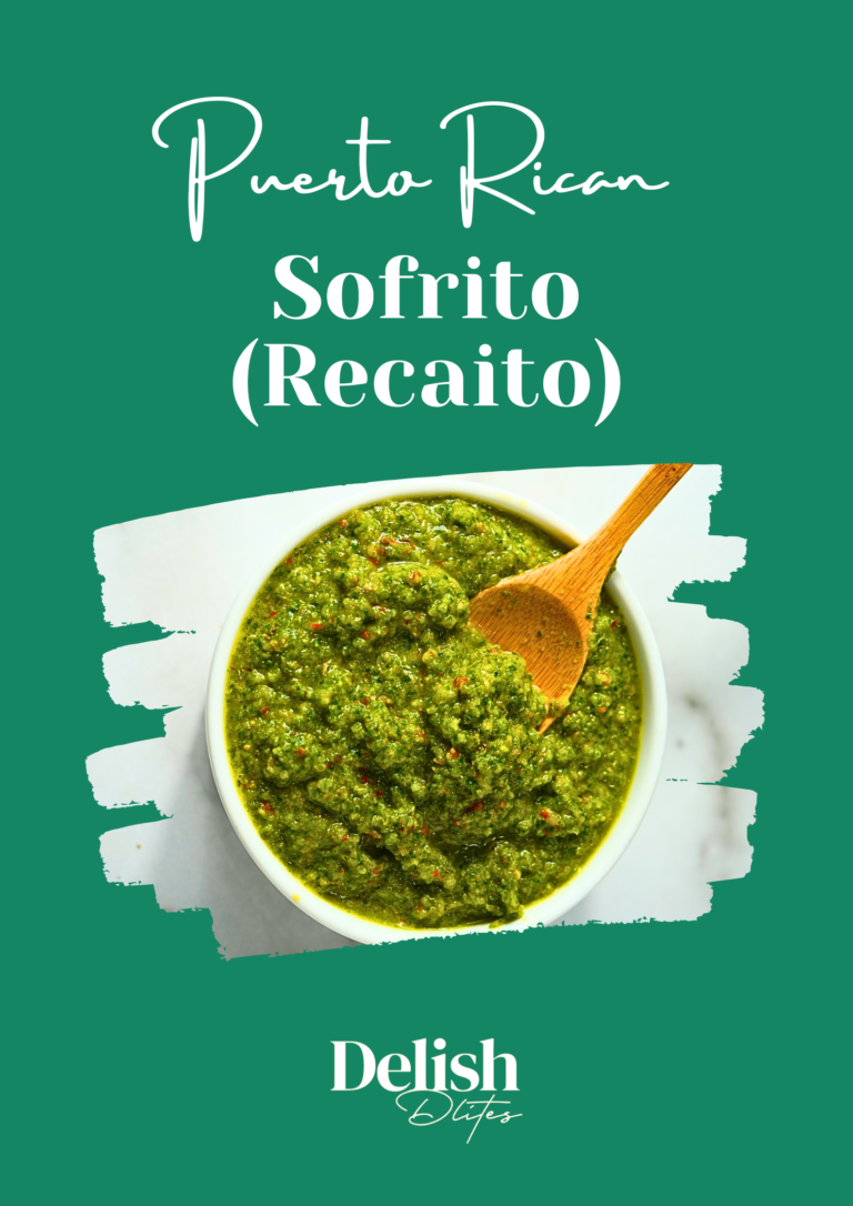 Puerto Rican Sofrito (Recaito) - Delish D'Lites