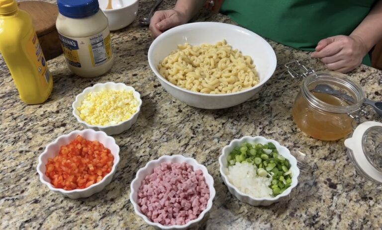 Ensalada De Coditos (Puerto Rican Macaroni Salad) - Delish D'Lites